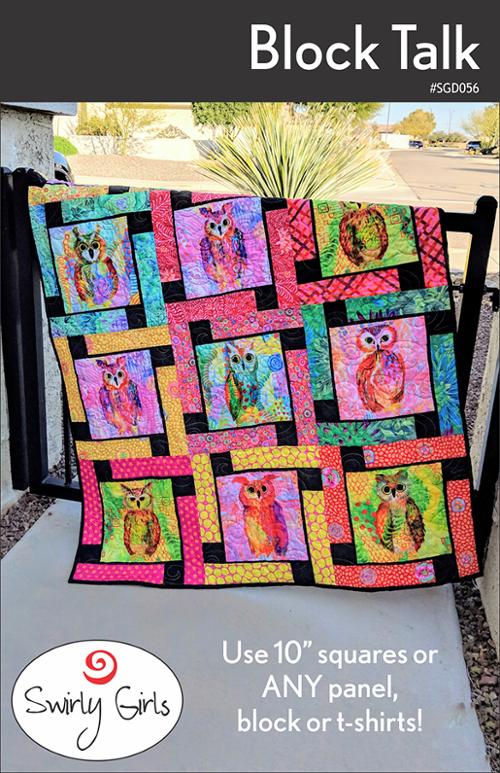 Block Talk Quilt Pattern – Swirly Girls Design – Jammin Threads