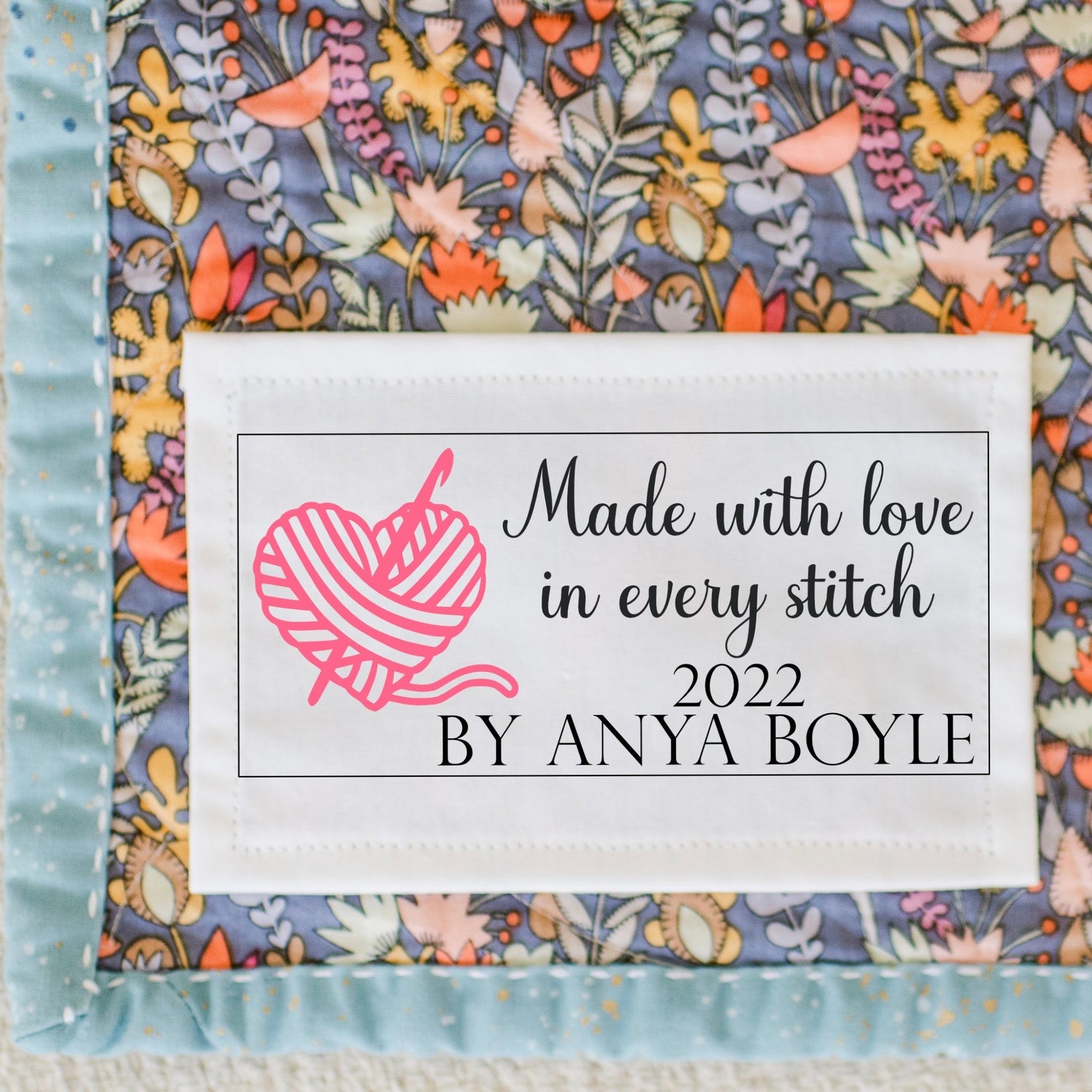 Personalized Crochet & Knit Labels – Made with Love in Every Stitch ...