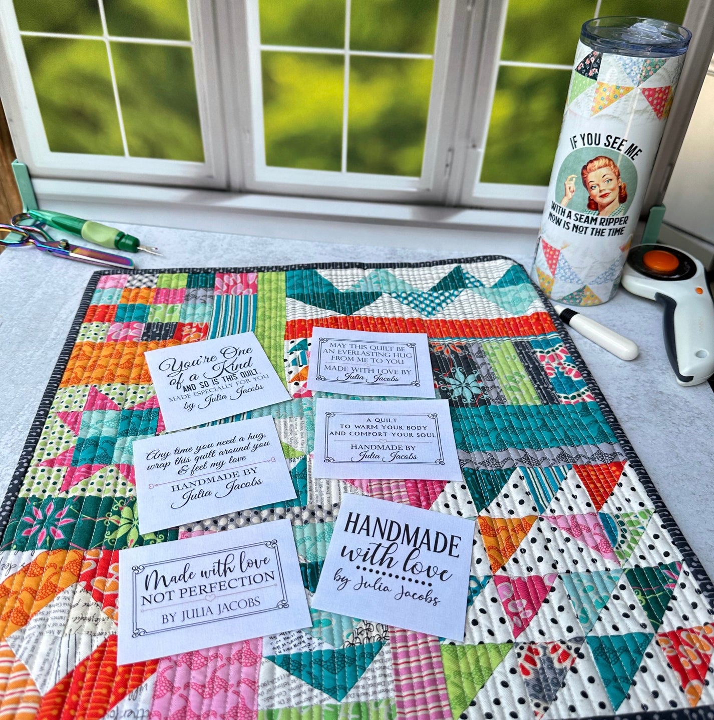 Personalized Quilt Label Assortment. Handmade quilt label assortment ...