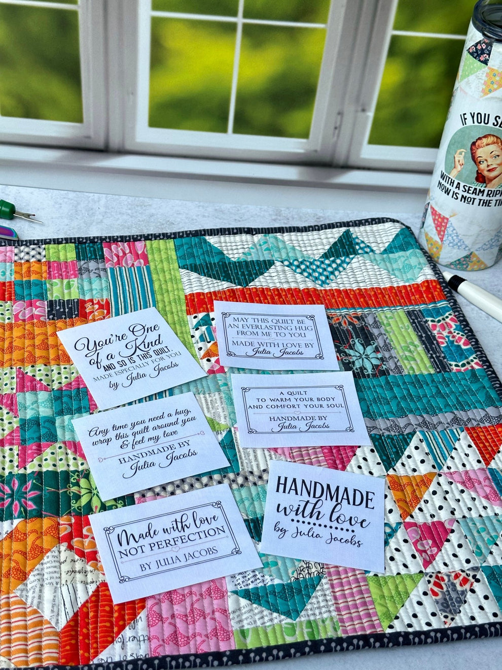 Personalized Quilt Label Assortment. Handmade quilt label assortment ...