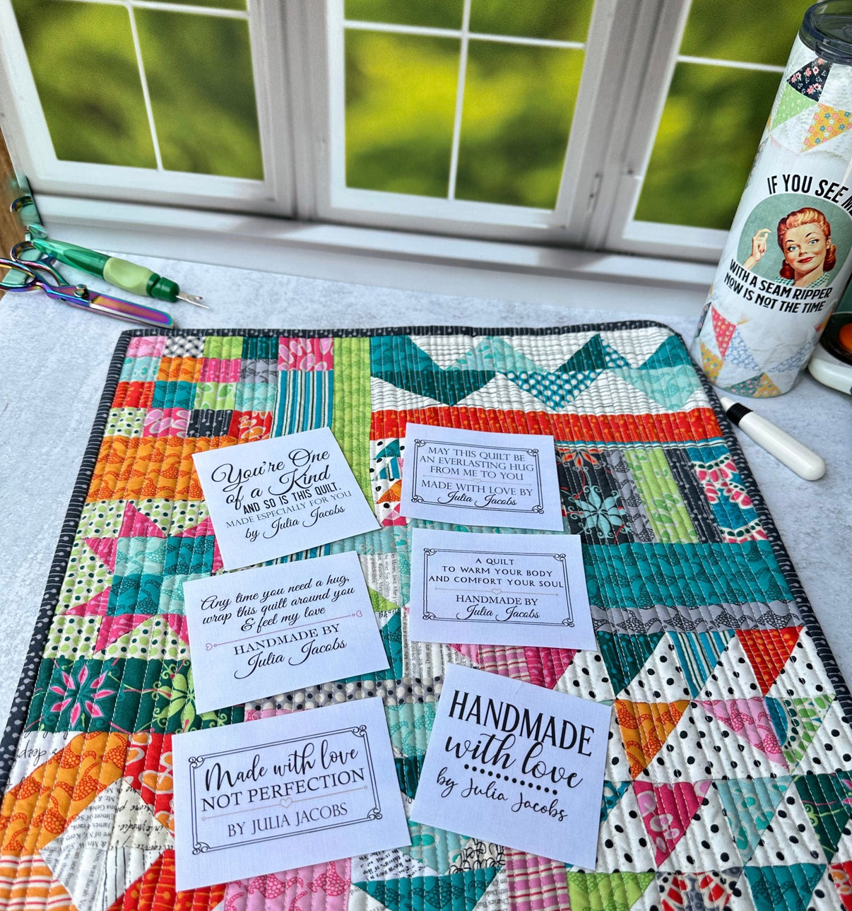 Personalized Quilt Label Assortment. Handmade quilt label assortment ...